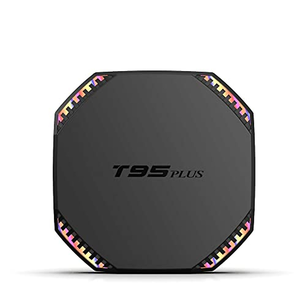 T95 Plus Smart TV Box Android 11 Rockchip RK3566 8GB 128GB Dual WiFi 1000M Support 4K H.265 Media Player Set top TV Box with Backlight Keyboard i8, Black