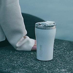 Blue Mate NAV Mini Vacuum Insulated Tumbler with Lid, Black Leopard, Stainless Steel Vacuum Insulated Construction Keeps Cold and Cold for Long Times, Prevents Spilling Even When Collapsed, Designed