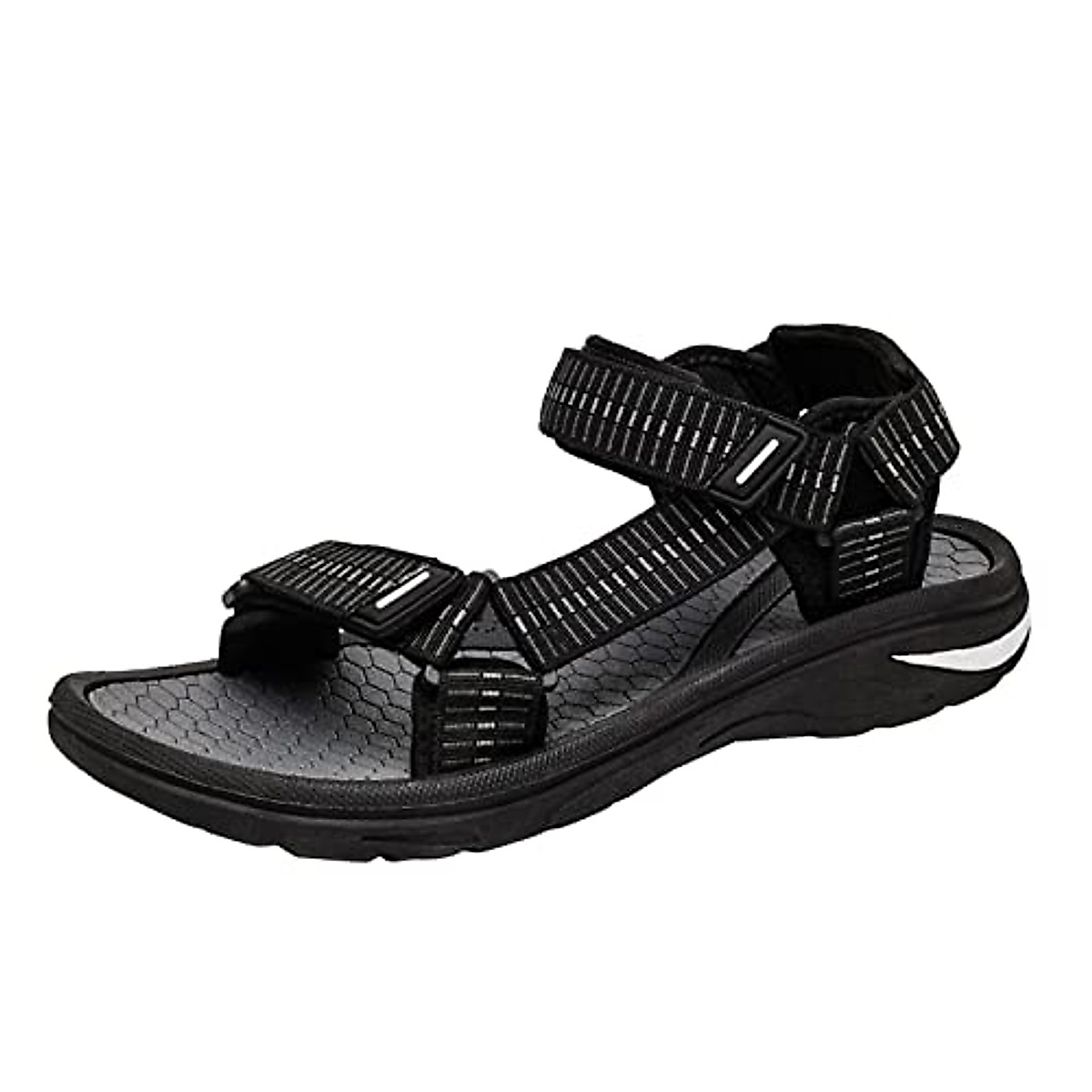 WYBAXZ Toga Costume Sandals Men Men Flat Sandals Fashion And Comfort Soft Bottom Beach Sandals Soft Sandals for (Black, 10.5)