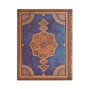 Safavid Indigo (Safavid Binding Art) Ultra 12-month Day-at-a-Time Dayplanner 2024