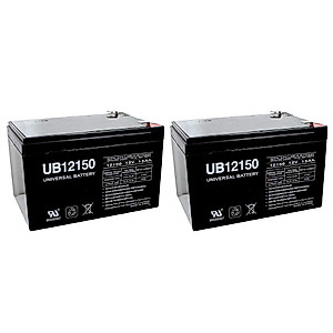 12V 15AH F2 Battery for Go Go Travel Mobility Ultra X SC40X, SC44X - 2 Pack