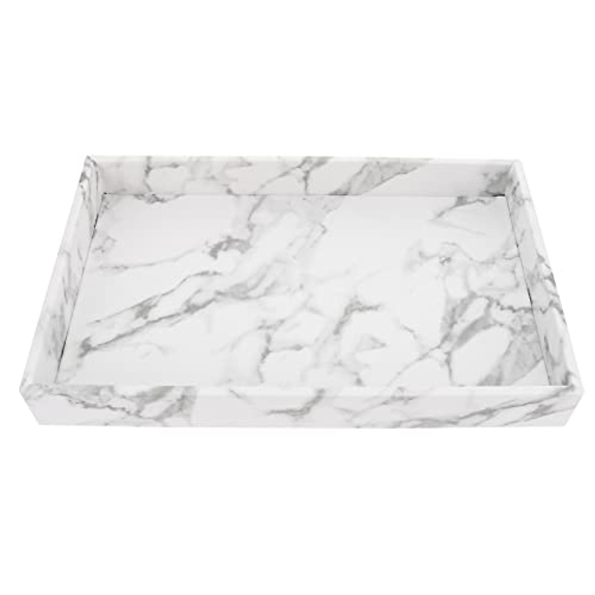 FOMIYES 2pcs Bath Cosmetics for Dish Toilet Candles Multi- Pattern Holder Soap Earrings Nightstand Organizer Makeup Bathroom Candle Trinket Ring Marble Grain Organizing Tank