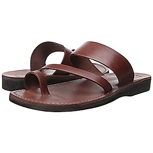 Zohar - Leather Toe Ring Sandal - Brown