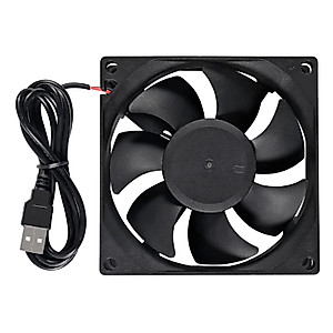 AITRIP 2PCS 80mm USB Fan 5V Brushless 8025 80x25mm for Cooling DIY PC Computer Case 3D Printer CPU Coolers Radiators