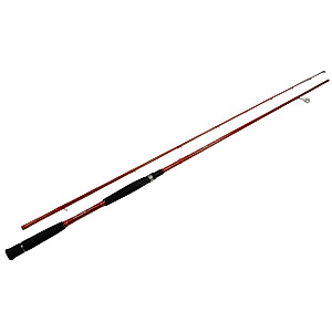 Carrot Stix Collapsible 2 Piece Spinning Wild Wild Orange Giant Size Salmon Steelhead Fishing Rod (10' 0" Medium Heavy)
