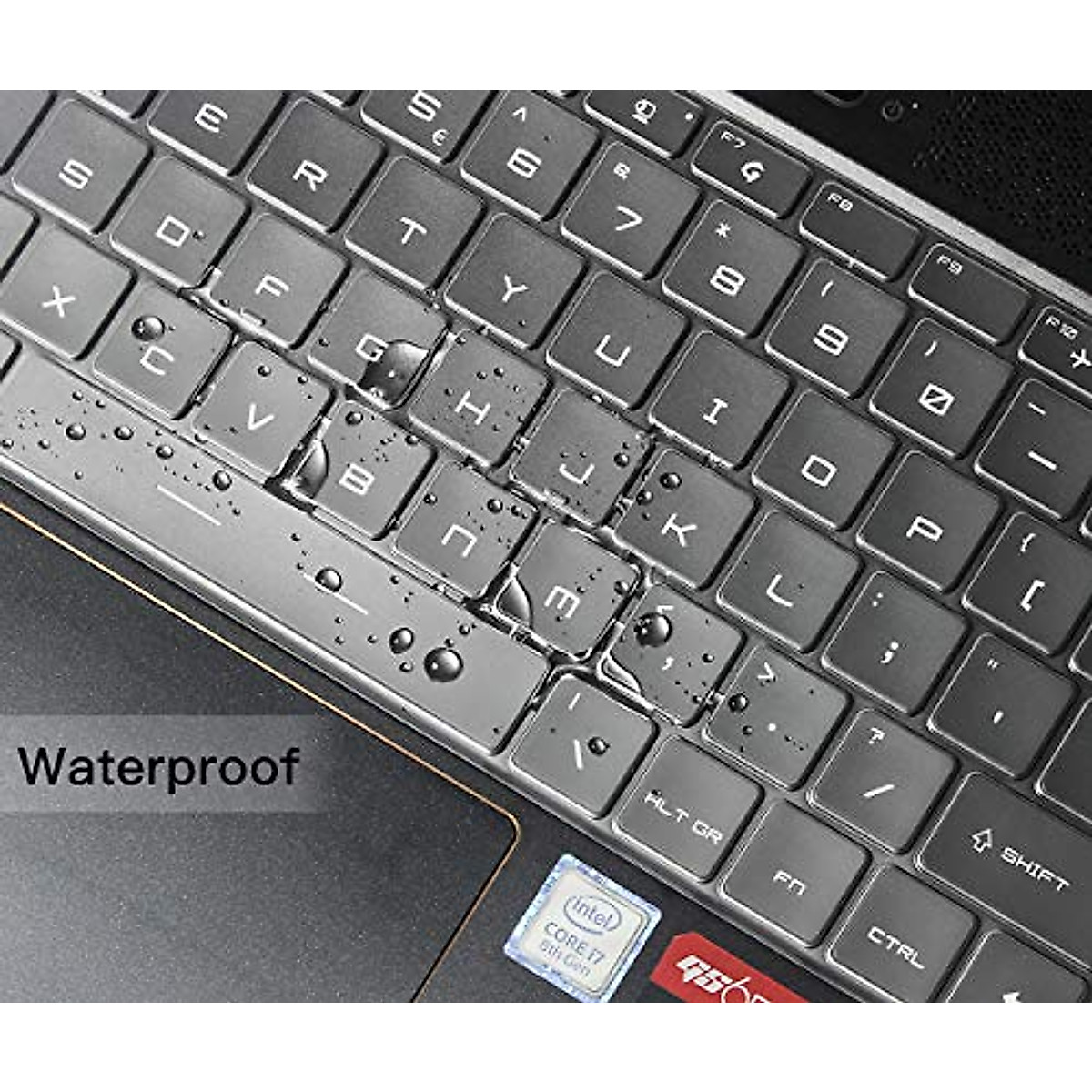 CaseBuy Premium Clear Keyboard Cover for MSI GS65 GF63 Stealth Thin 15.6"/MSI PS63 P65 WP65 WS65 15.6 Inch/MSI PS42 14 Inch Gaming Laptop, Ultra Thin Dustproof Protective Skin, TPU