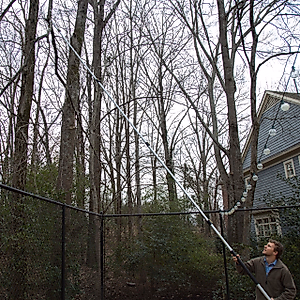 DOCAZOO DocaPole 7-30 Foot (36-ft Reach) Hook with Telescopic Extension Pole for Hanging Lights, Boat Accessories, Pool, Clothing, and Other Retrieval