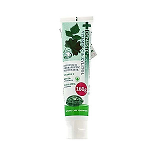 Dentiste Plus White Premium Herbaceutical Toothpaste For Fresh Morning Breath, Teeth Whitening, Premium Herbal Oral Care for Healthy, Clean Mouth and Gums, Natural Plant-Based Formula, 5.6 oz. Tube (160g)