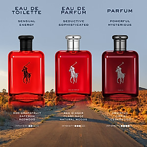 RALPH LAUREN FRAGRANCES Polo Red - Eau de Toilette - Men's Cologne - Woody & Spicy - With Grapefruit, Saffron, and Redwood - Medium Intensity - 2.5 Fl Oz
