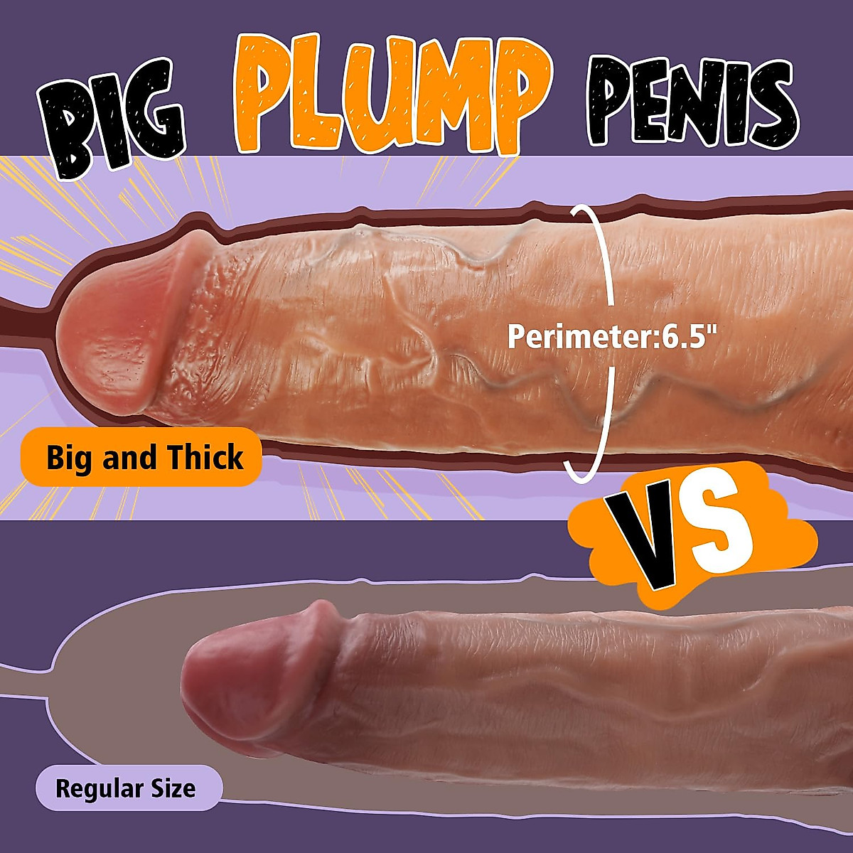 Unique 10.5” Large Thrusting Dildo with APP, 5 in 1 Big Vibrating Dildo G Spot Sex Toy for Men and Women, Realistic Massive Silicone Dildo with Suction Cup for Anal and G Spot Stimualtion