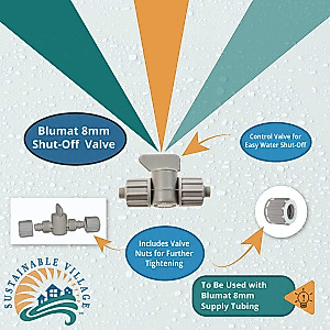 8 mm Quarter Turn Shut-Off Valve (5-pack, 8mm)