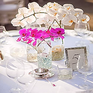 BYMORE 30000 Clear Water Gel Jelly Beads Vase Filler Beads,Vase Fillers for Candle Making, Wedding Centerpiece, Floral Arrangement