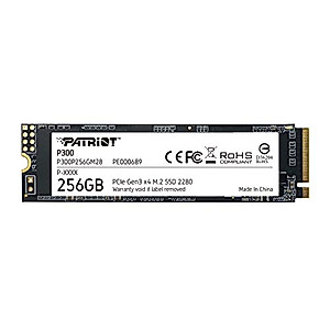 Patriot P300 M.2 PCIe Gen 3 x4 256GB Low-Power Consumption SSD