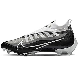 Nike Mens Vapor Edge Elite 360 Flyknit Football Cleats Ao8276 (Black/White-Dark Smoke Grey, us_Footwear_Size_System, Adult, Men, Numeric, Medium, Numeric_10)