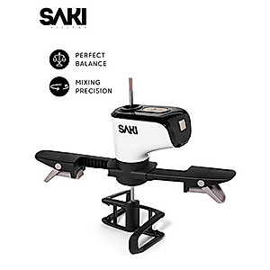 SAKI Automatic Pot Stirrer for Cooking, with 2 speeds, Adjustable, Hands Free, BPA free, Cordless and Rechargeable (2021 Updated Battery)