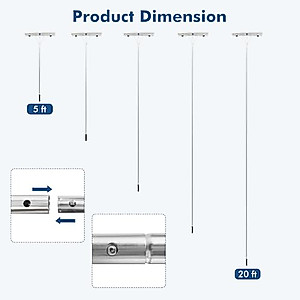 Goplus Snow Roof Rake, 5ft-20ft Extendable Aluminum Snow Removal Tool Shovel with Wheels, 26" Blade & 5-Section Tubes for Snow Leaves Debris Car, Scratch Free