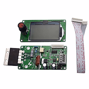 Taidacent 100/40A LCD Digital DIY Dual Pulse Spot Welder Controller for Battery Welder Transformer Controller Board Spot Welding Controller (100A)