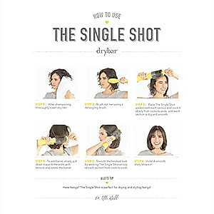 Drybar Single Shot Round Blow Dryer Brush | Style, Dry, Brush in One Step (2.25 in)