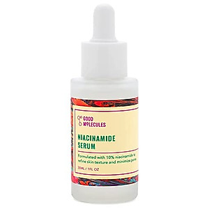 Good Molecules Hyaluronic Acid Serum 1 Oz. and Niacinamide Serum 1 Oz. SET. Brighten, Hydrate and Smooth Skin. Lightweight and Water Based Formula. Vegan and Cruelty Free.
