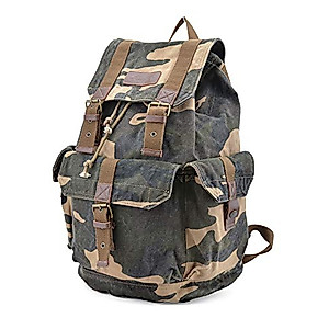 Gootium 21101CAM Specially High Density Thick Canvas Backpack Rucksack (camouflage)