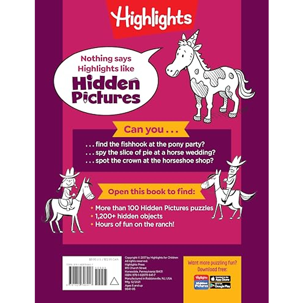 Horse Puzzles (Highlights™ Hidden Pictures®)