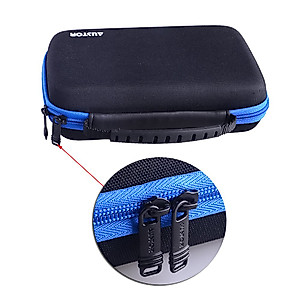 AUSTOR Case for Nintendo New 3DS XL(Black+Blue)