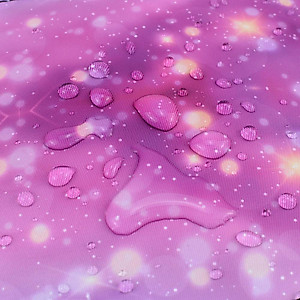 CLOUDMUSIC Ukulele Case Gig Bag Padded Backpack For Concert 23" Inch(Concert,Pink Purple Starry Night)