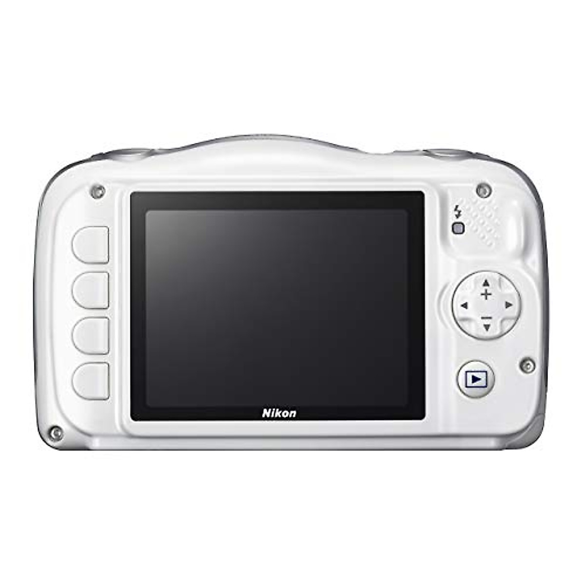 Nikon COOLPIX S33 Waterproof Digital Camera (White) (Discontinued by Manufacturer) (Renewed)