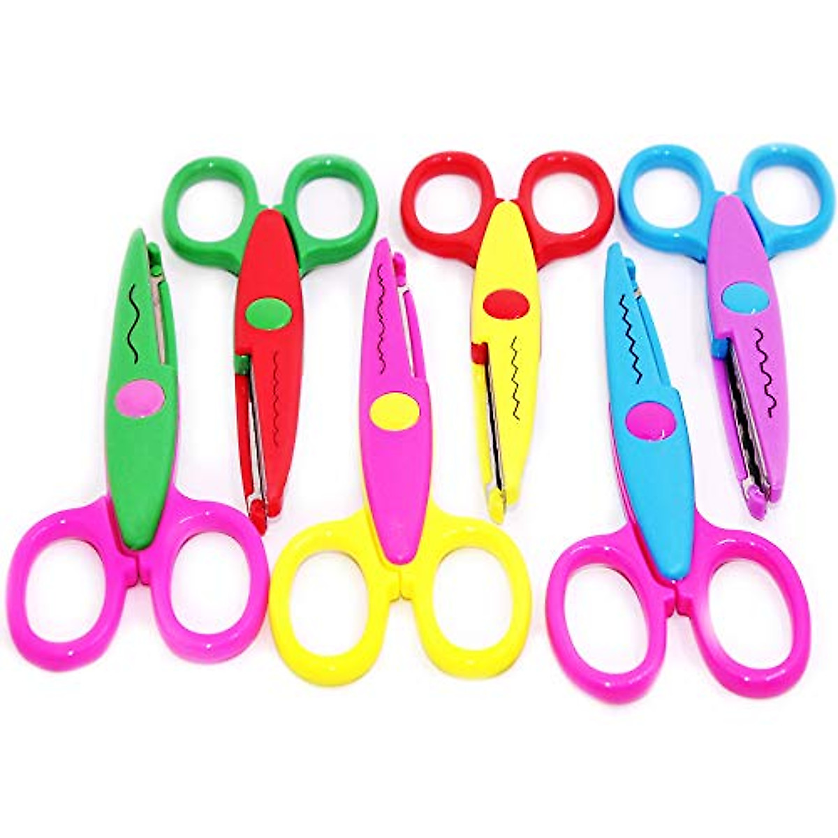 Set of 12, Craft Punch and Creative Scissors, findTop Scrapbooking Edging Scissors Paper Punch Set for Crafts, Scrapbooking, DIY Photo & Art Projects