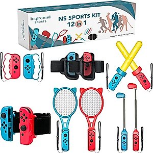 HAPROUND 12 in 1 Switch Sports Accessories Bundle for Nintendo Switch Sports, Nintendo Switch Sports Accessories Compatible with Switch/Switch OLED