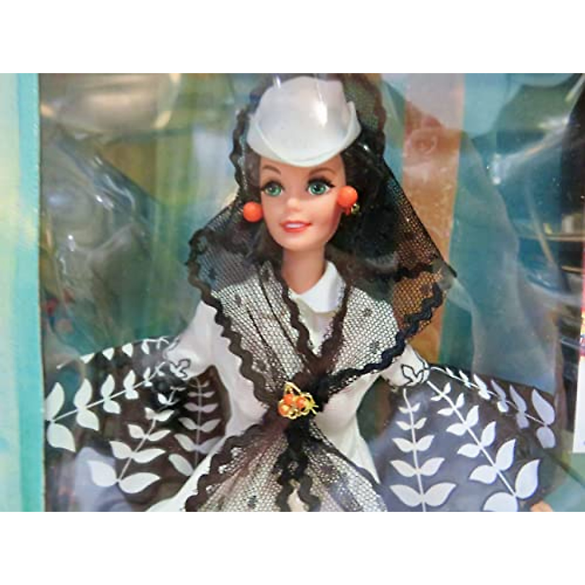 Barbie Doll as Scarlett O’Hara (black and white dress)