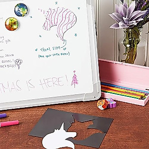 24 Pack Magnetic Sheets for Die Cuts, 5x7 in, Non-Adhesive, Easy-to-Cut for Crafts, Storage, Refrigerator