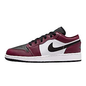 Big Kid's Jordan 1 Low SE Dark Beetroot/Black-Roma Green (DM0589 635) - 5.5
