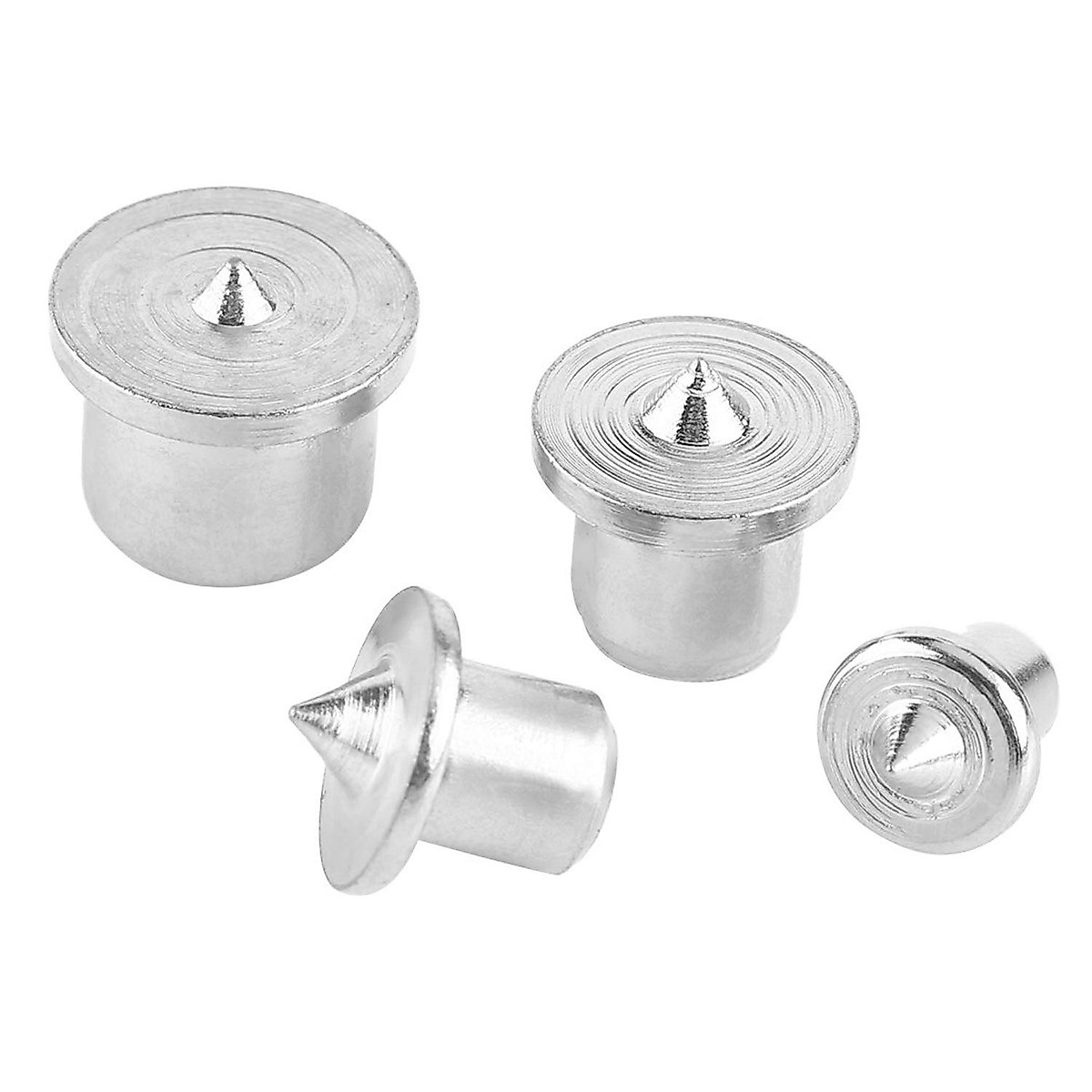 Yitaocity 16Pcs 6/8/10/12mm Center Points Pin Set Drill Dowel Pin Centre Dowel Centre Point for Woodwork Drill Tools Accurate Drilling Proper Dowel or Tenon Placement