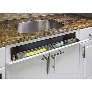 Hardware Resources TOSS14-R Wide Sink Tipout Tray Pack, Stainless Steel