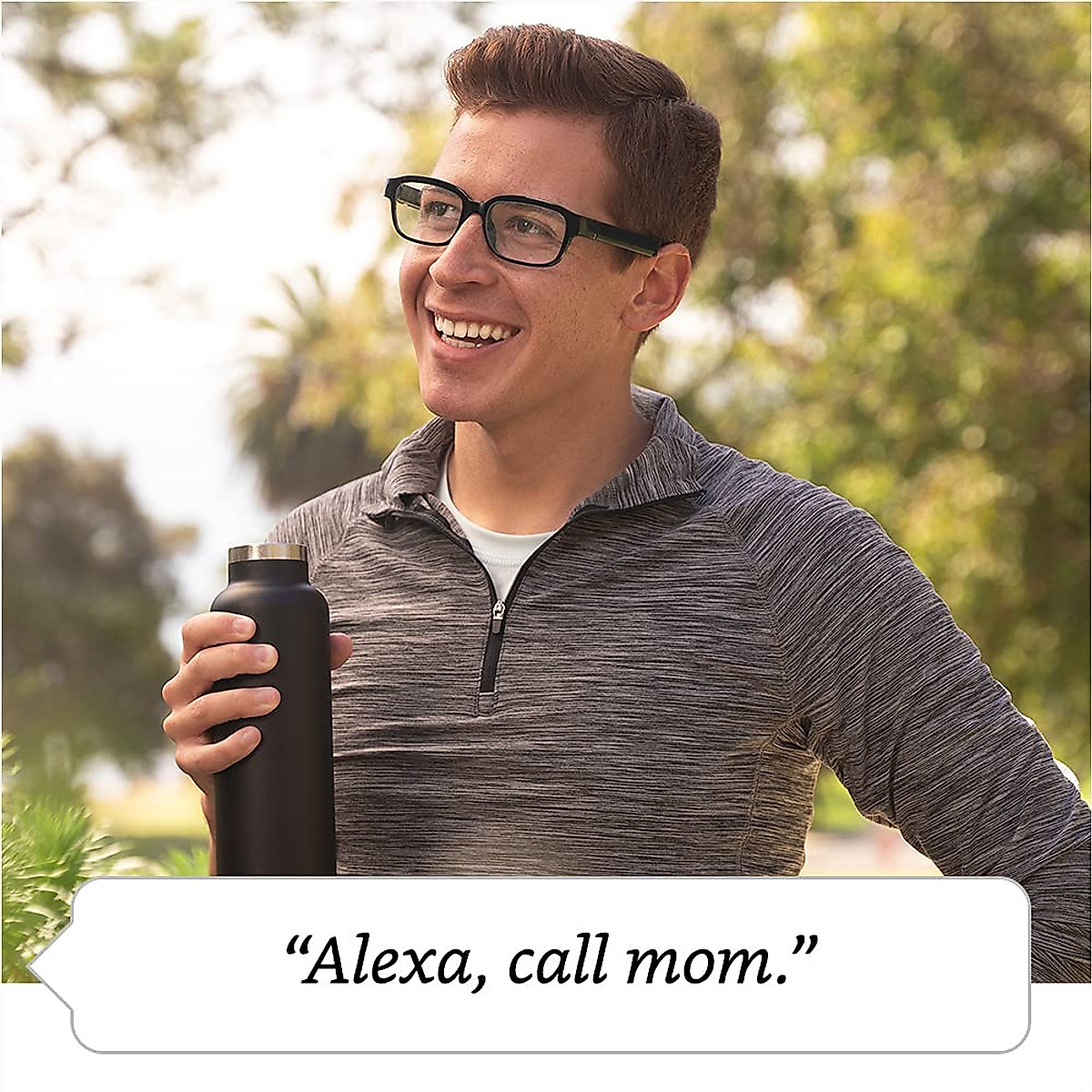 Echo Frames (2nd Gen) | Smart audio sunglasses with Alexa | Classic Black with new polarized sunglass lenses