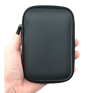 Teak Tuning Fingerboard Travel Carry Case, Mini - Hard Protective Shell, Black - 4.5" x 3" x 1.5" Mini Version