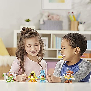 Potato Head Mr Disney/Pixar Toy Story Mini 4 Pack Buzz, Woody, Ducky, Bunny Figures Toy for Kids Ages 2 & Up (E3065)