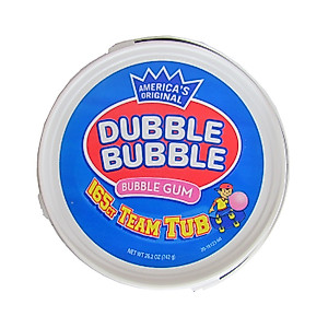 Dubble Bubble 165 Count Tub Bubble Gum