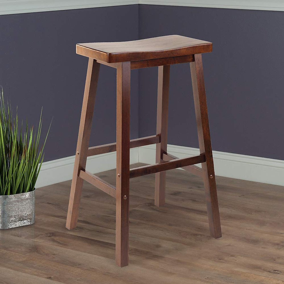 Winsome Satori Bar Stool, 29", Walnut