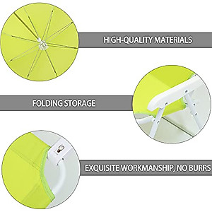 BESTOYARD 1 Set Outdoor Portable Kids Umbrella Beach Chair Lounge Chair Sun Block Stool Party Supplies Home Party Decor