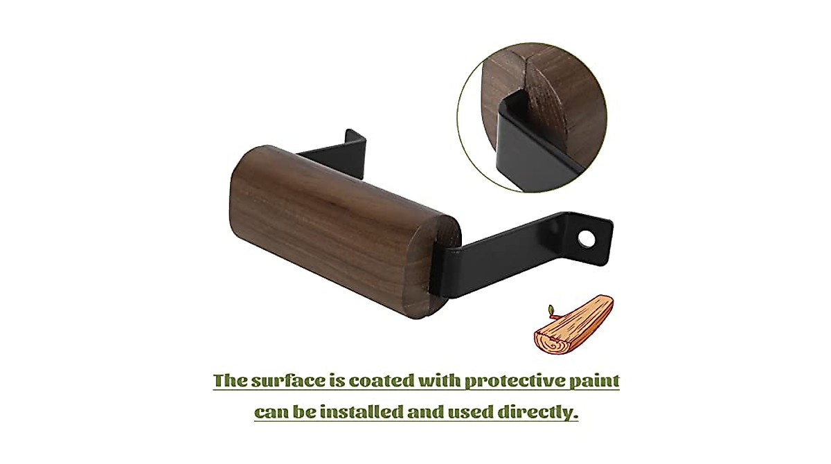 FIRELOOP 4-Inch Wooden Handle for Big Green Egg Grills