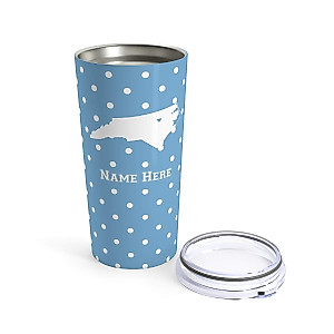 State Pride Series Chapel Hill North Carolina Edition - Personalized Stainless Steel Tumblers for Travel Keep Coffee Warm Beer Cold - Cup Mug Pool Beach Office Presents Gift