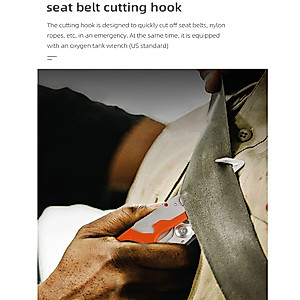 Elegital Emergency Rescue Shears,Stainless Steel Foldable Trauma shears,Outdoor Camping Rescue Tools