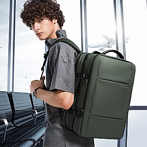 BANGE Expandable Travel Backpack,35LCarry on Backpack for Women Men Airline Approved Gym Backpack Waterproof Business Laptop Daypack…