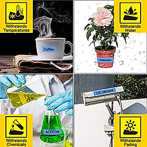 GREENCYCLE Compatible for Brother P-Touch TZe-551 TZe551 AZE Tape 24mm 0.94 Inch 1" Black on Blue Laminated Label Tape for PT2730 PT9600 PTD600VP PTD800W PTH500LI PTP700 PTP710BT PTP750W, 4 Pack