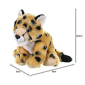 Wild Republic Cheetah Baby Plush, Stuffed Animal, Plush Toy, Gifts for Kids, Cuddlekins 8 Inches
