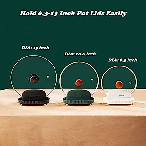 Suugly Utensil Rest Holder for Kitchen Counter Spoon Rest Cooking Ladle Spatula Lid Holder Kitchen and Grill Utensil Organizer for Countertop Stove Top (White)