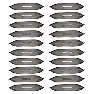 VOSAREA 20pcs Hanger Sponge Pad Anti- Skid Shoulder Support Protectors Anti Slip Hanger Covers for Wire Metal Wood Clothes Garment Coat Hangers Black
