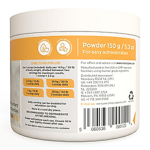 maxxipaws maxxiUtract Urinary & Bladder Support - Powder Supplement for Dogs, 5.3oz